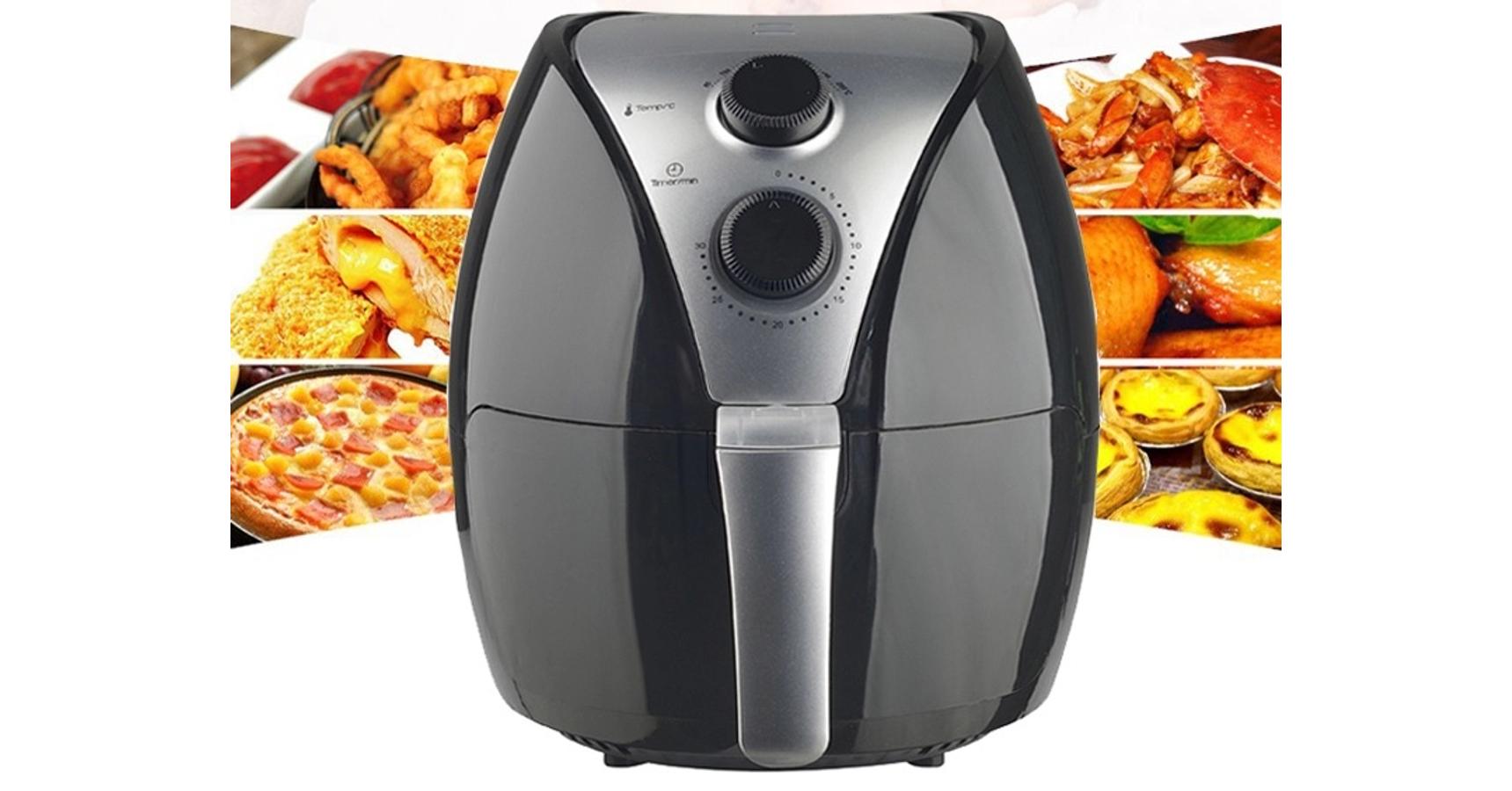 Bezolejová teplovzdušná fritéza Royalty Line 1500W s objemom 3,5l ...